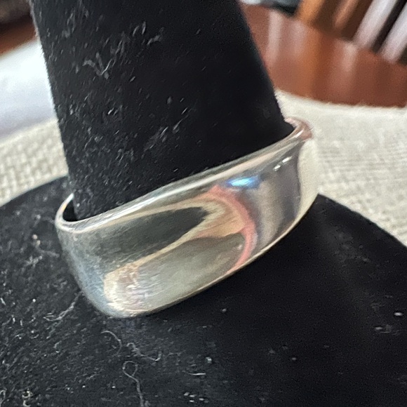 sterling | Jewelry | Sterling Silver 925 Wavy Ring Band Minimalist Size ...